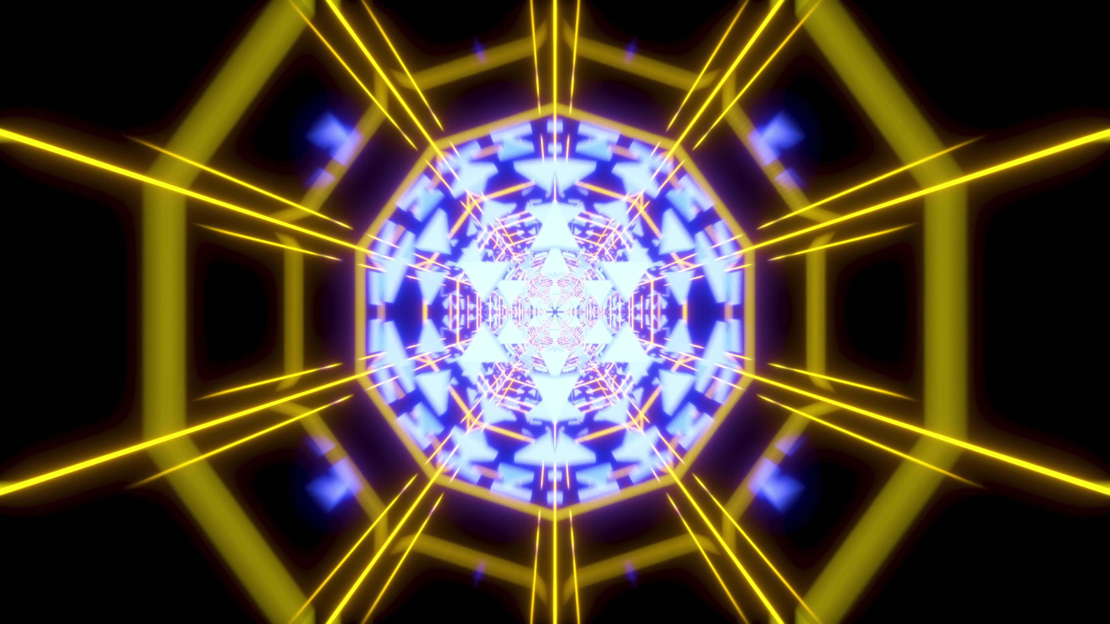 Flight In Abstract Sci Fi Tunnel 13222308 Stock Video At Vecteezy