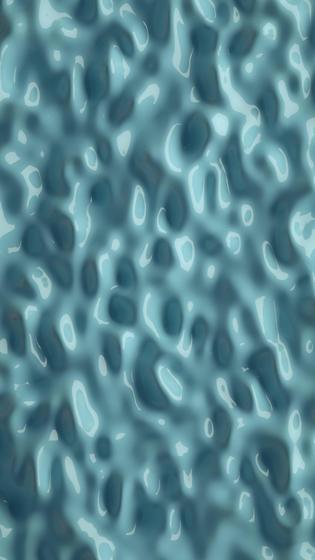 Volumetric wavy blue fluid. 3d animation render 4k footage, infinite loop 13224024 Stock Video ...