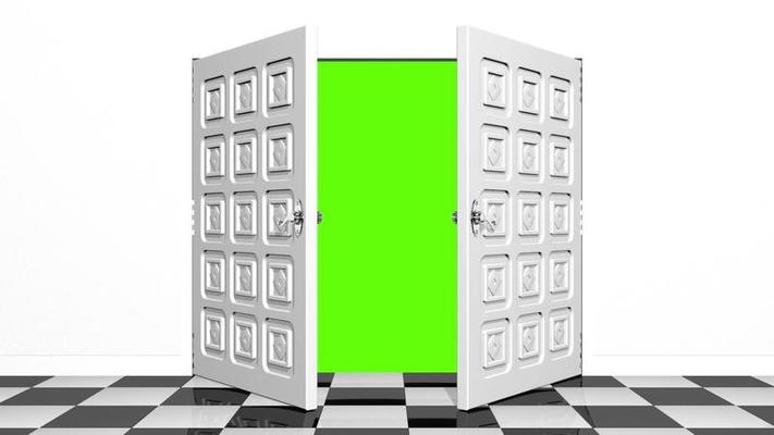 Door Open Green Screen Stock Video Footage for Free Download