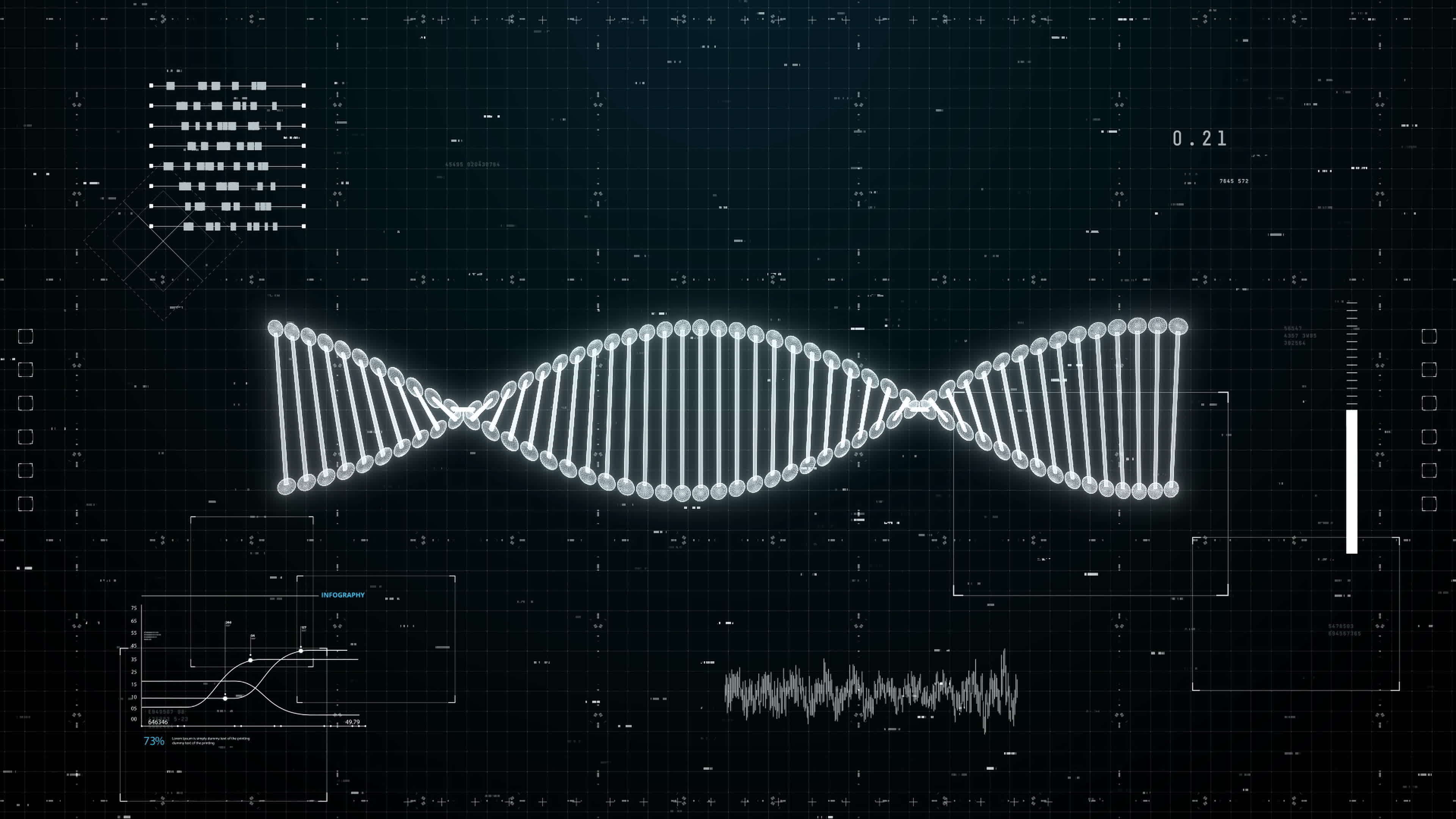 Chromosome Dna Scanner Tomography X Ray Particles With User Interface