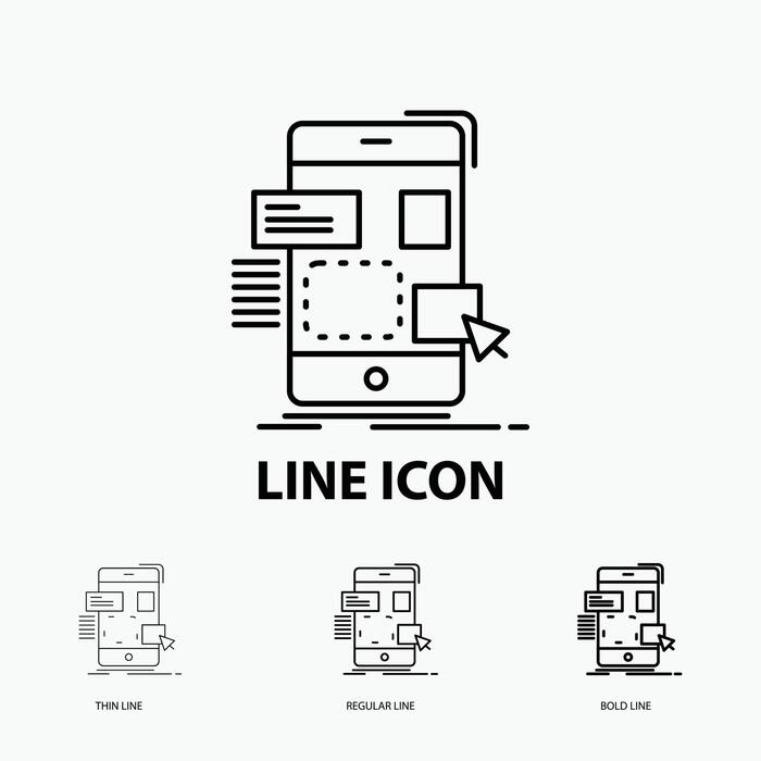 Mobile Line Vector Art, Icons, and Graphics for Free Download