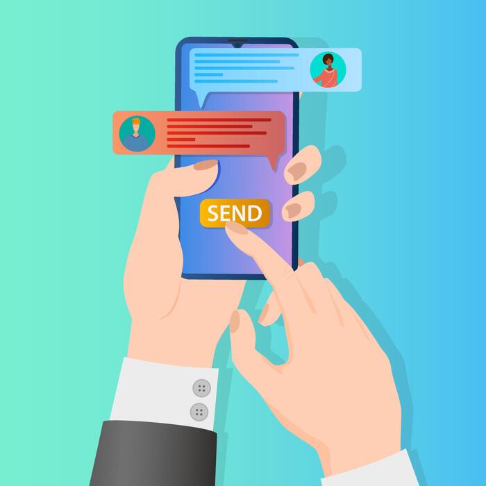 Sms Vector Art, Icons, and Graphics for Free Download