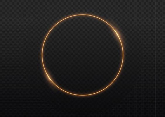 Golden Light Circle Vector Art, Icons, and Graphics for Free Download