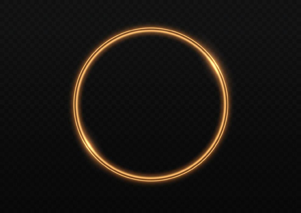 Golden Light Circle Vector Art, Icons, and Graphics for Free Download
