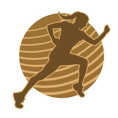 Woman Running Silhouette Vector Art, Icons, and Graphics for Free Download