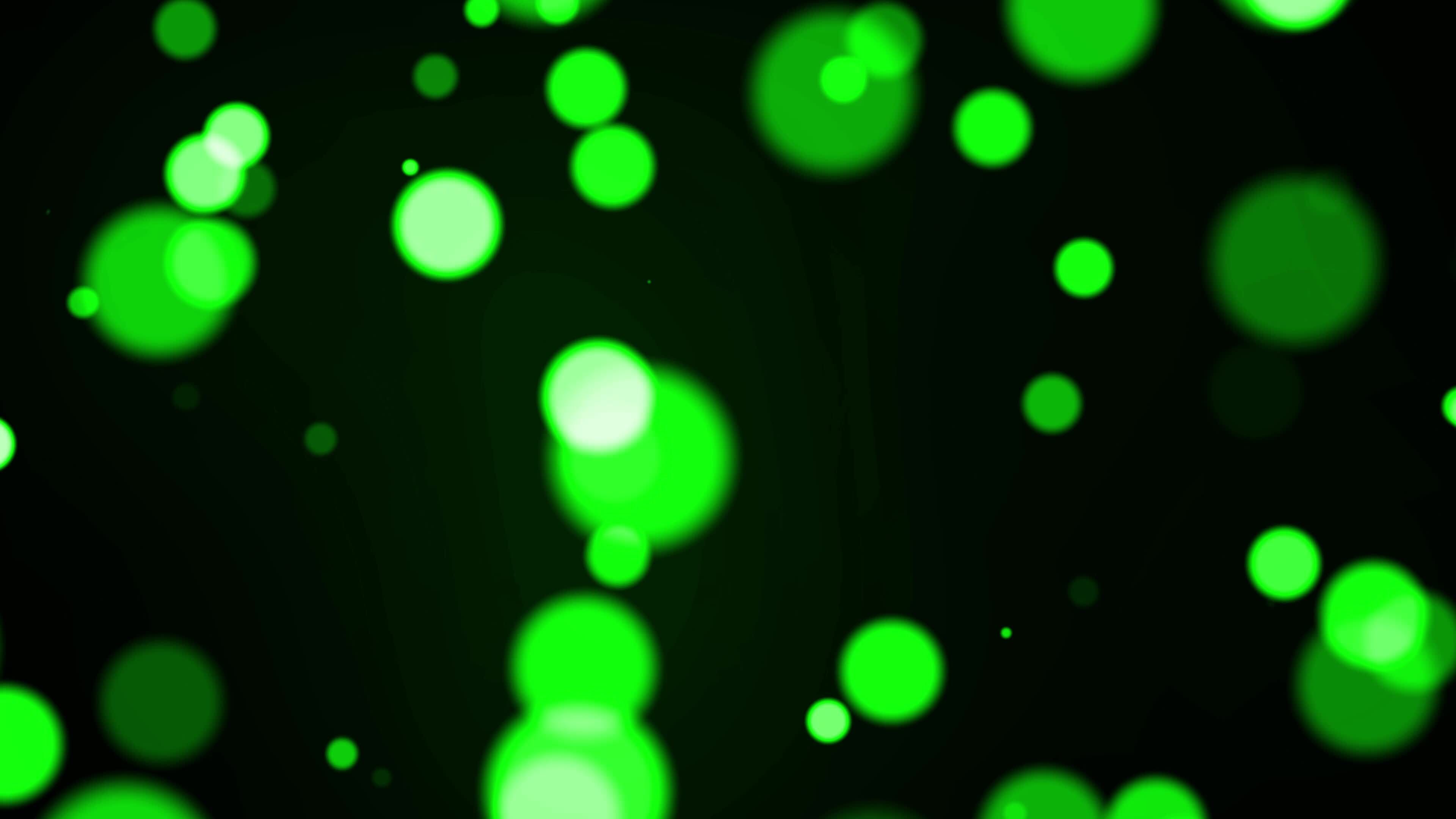fondo de partículas verdes en movimiento con animación de bucle ininterrumpido bokeh 13341193 ...