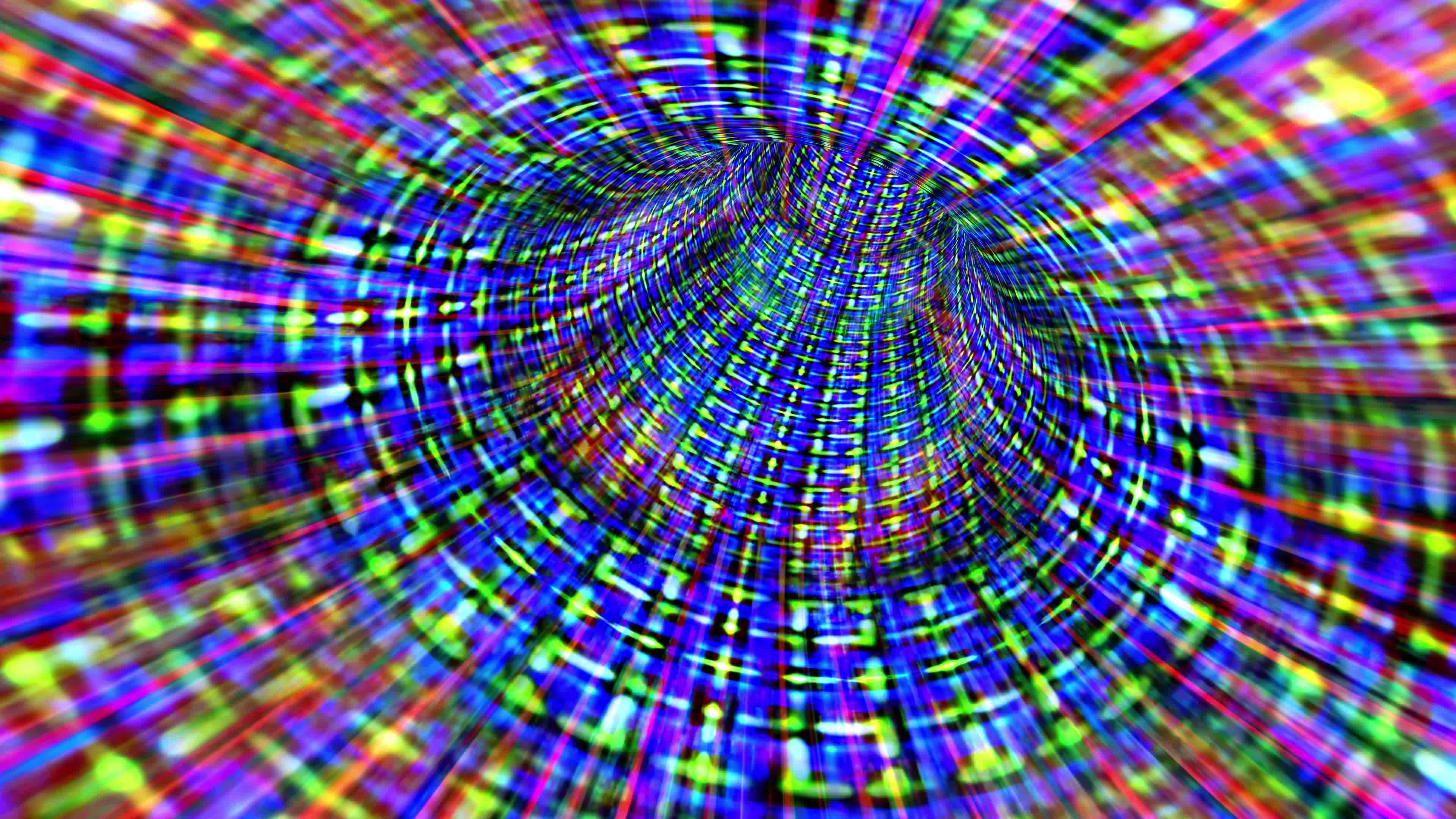 Video Streaming Data Abstraction In A Tunnel Of Digital Light Pixels