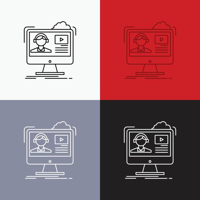 Video Tutorial Icon Vector Art, Icons, and Graphics for Free Download