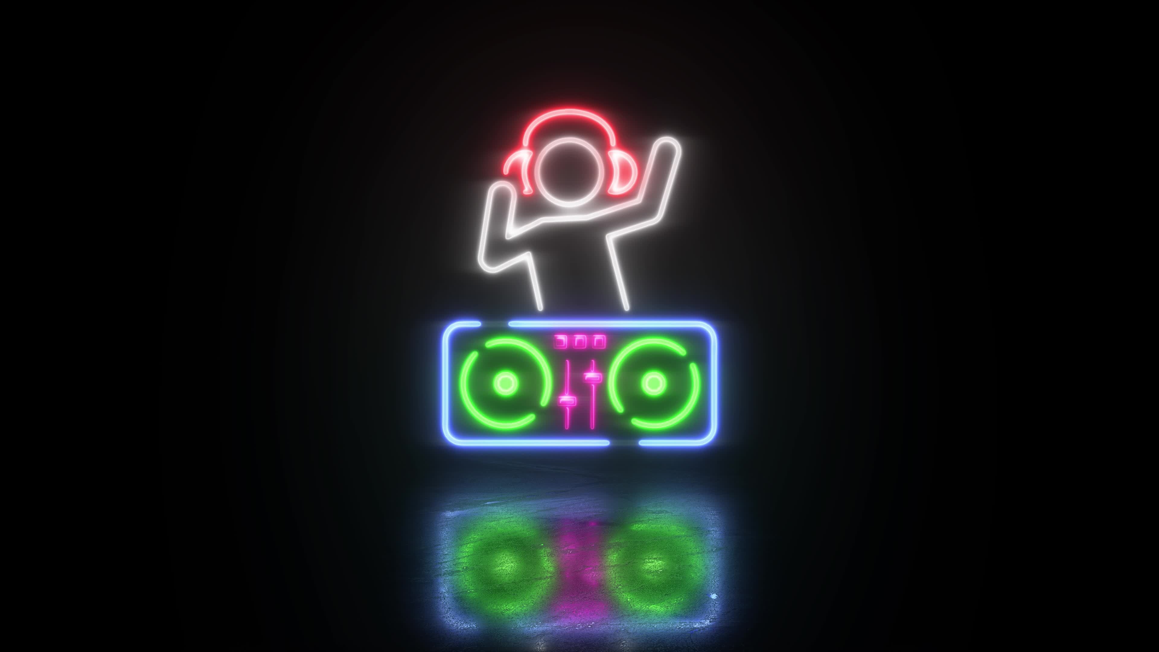Neon Dj Lights