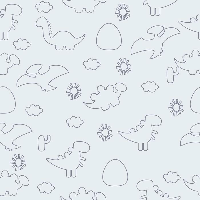 Dino Seamless Pattern Vector Art, Icons, and Graphics for Free Download