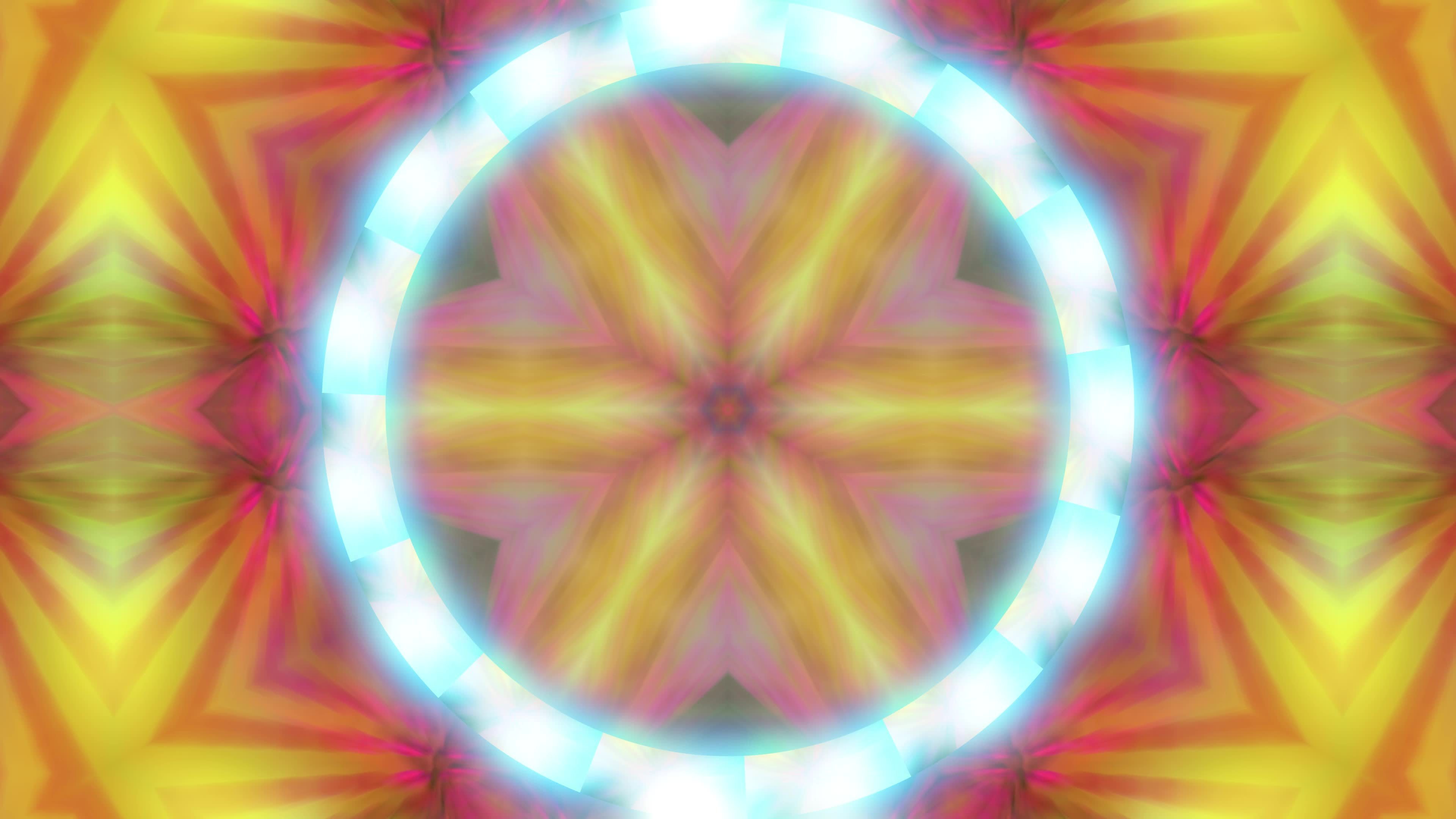 Abstract Rotating Symmetrical Multicolored Background 13433621 Stock