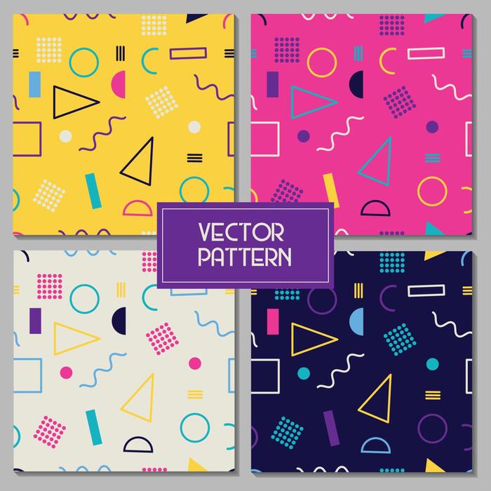 80s Pattern Vector Art, Icons, and Graphics for Free Download