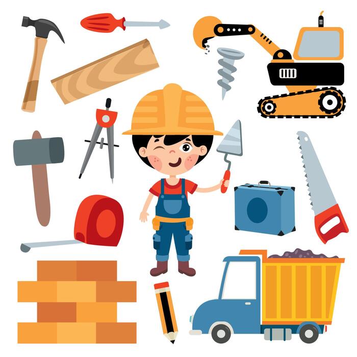 Construction Clipart Vector Art, Icons, and Graphics for Free Download