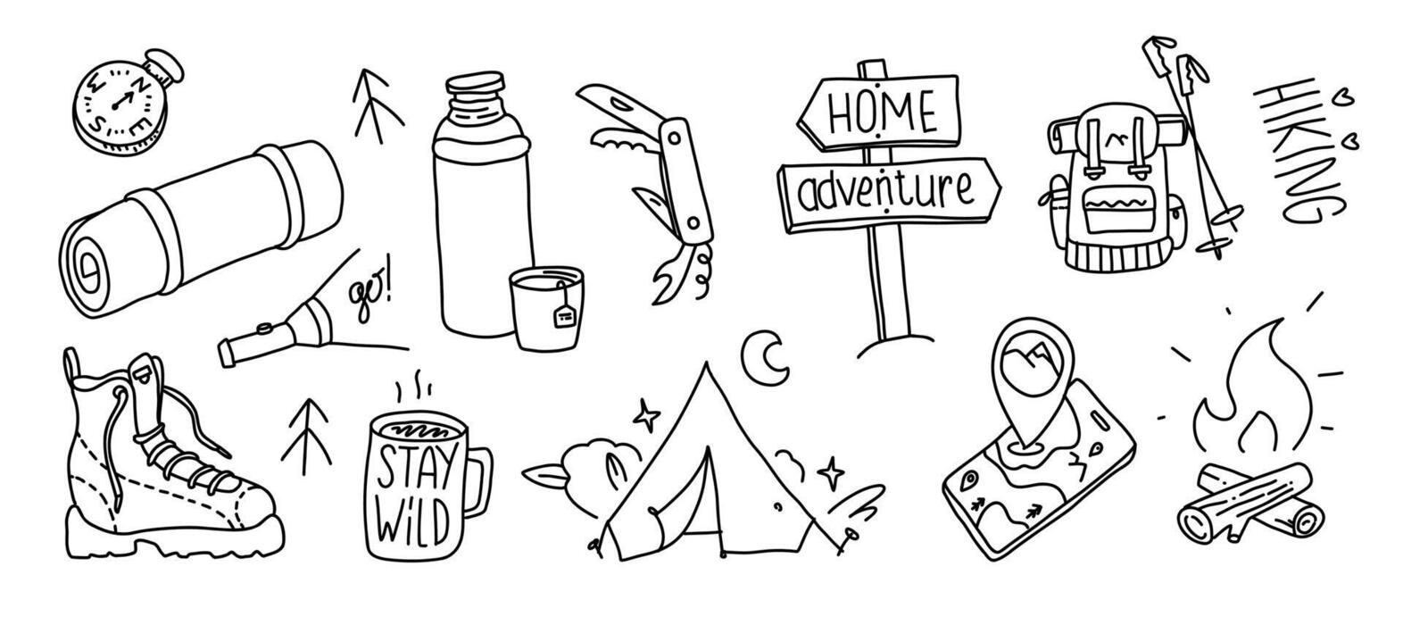 Outdoor Doodle Vector Art, Icons, and Graphics for Free Download