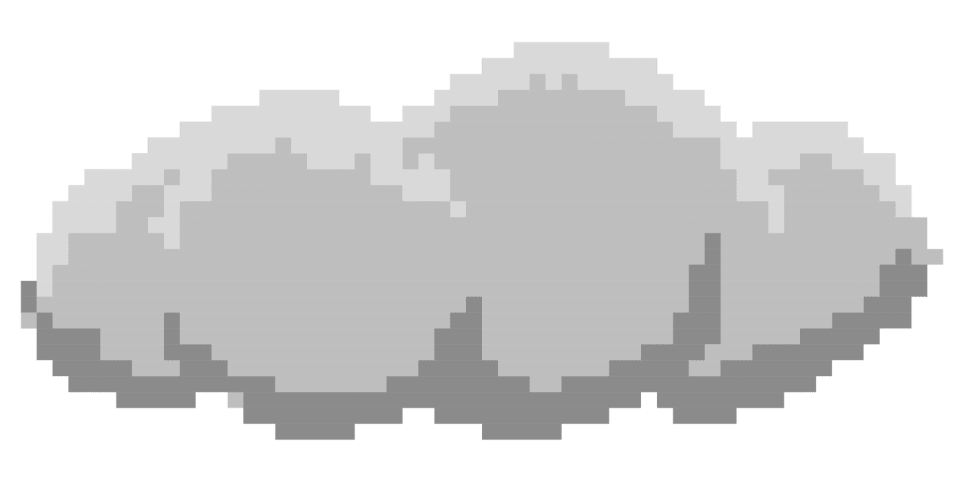 Pixel Clouds PNGs for Free Download
