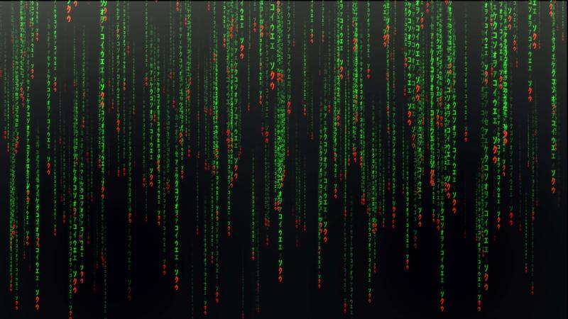 The Matrix Raining Code Background 13447656 Stock Video at Vecteezy