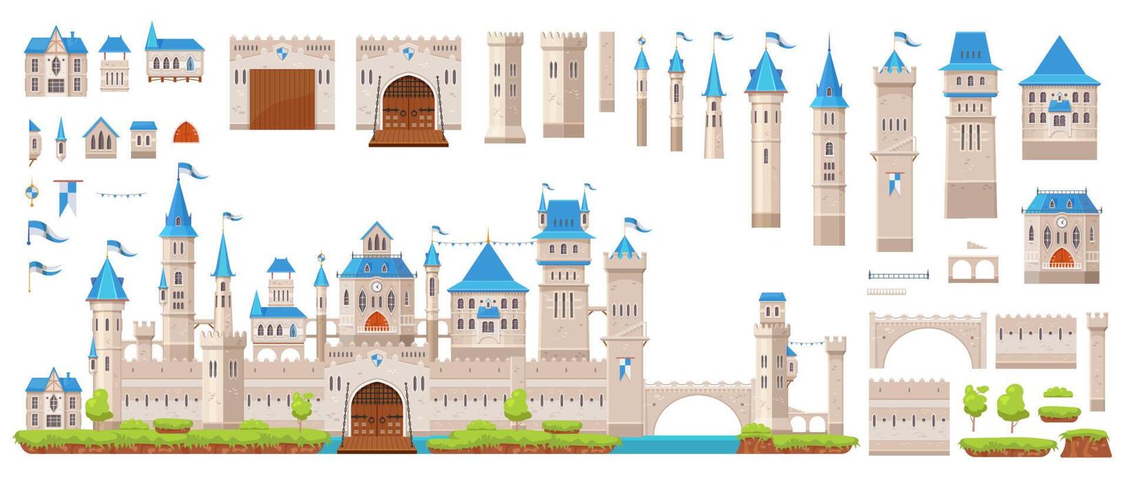 Castle Vector Art, Icons, and Graphics for Free Download