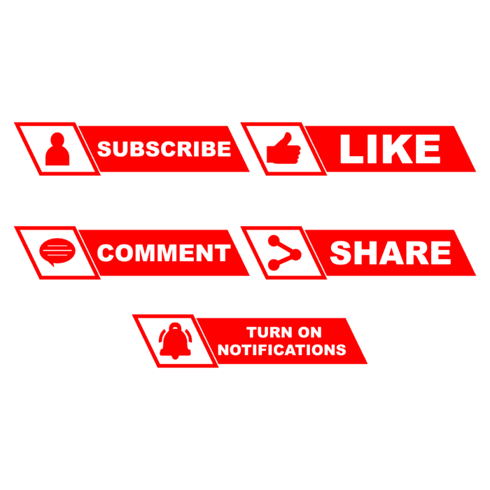 Youtube Like Button PNGs for Free Download