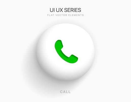 Call Button Vector Art, Icons, and Graphics for Free Download
