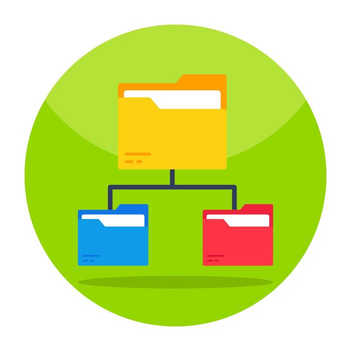 Folder Tree Vector Art, Icons, and Graphics for Free Download