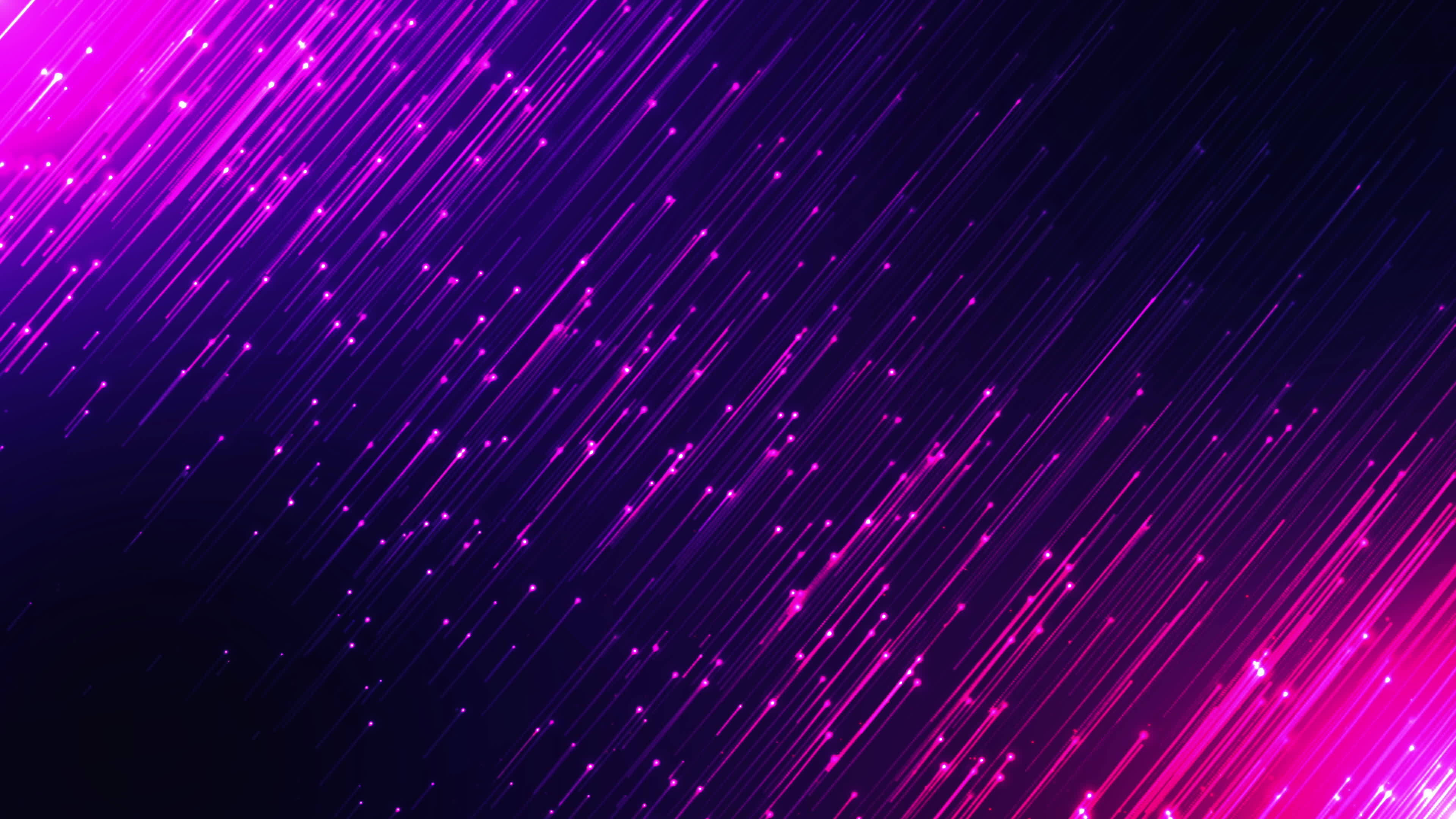 colorful blue themed neon raining particles abstract animation particle background, speedy ...