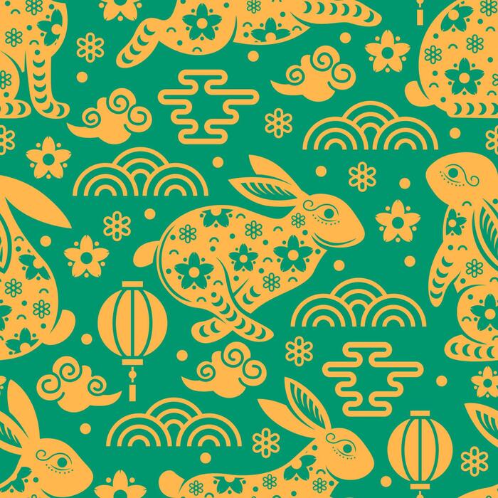 Chinese New Year Pattern Vector Art, Icons, and Graphics for Free Download