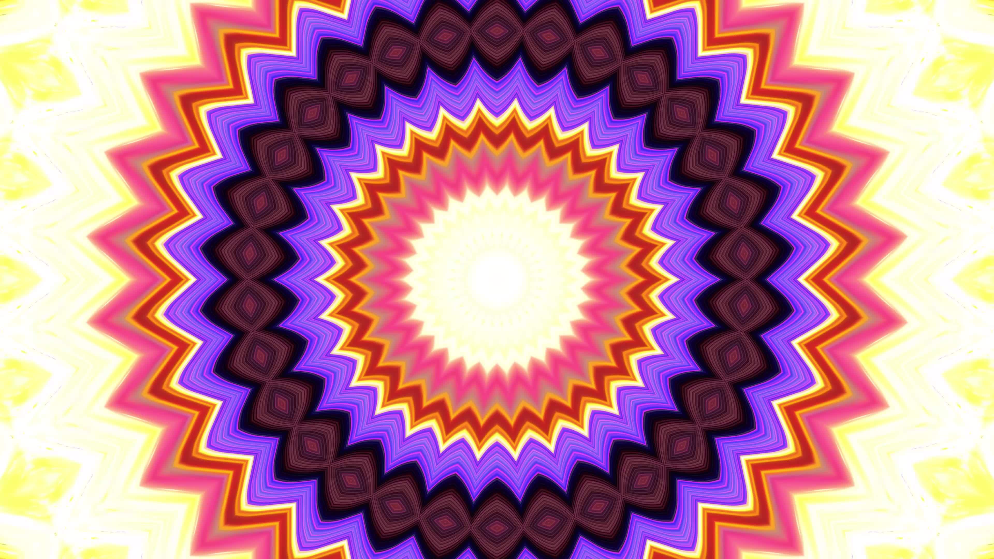 Abstract Rotating Symmetrical Multicolored Background 13590699 Stock
