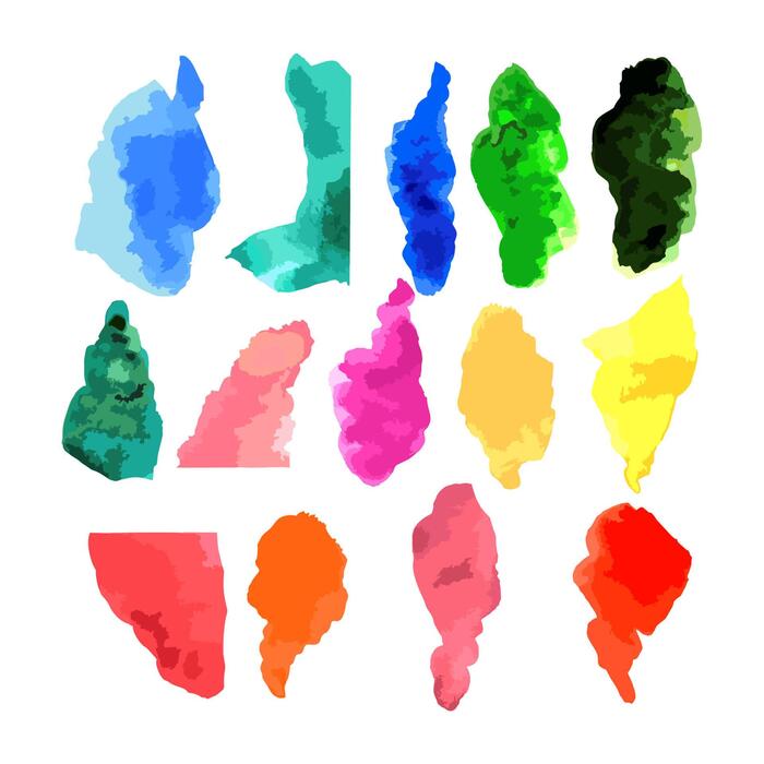 Watercolor Brushstroke Vector Art, Icons, and Graphics for Free Download