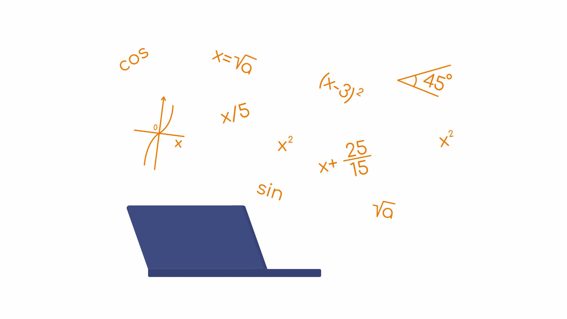 Animated laptop for math object. Mathematics lesson. Flat cartoon style ... Animated laptop for math object. Mathematics lesson. Flat cartoon style ...