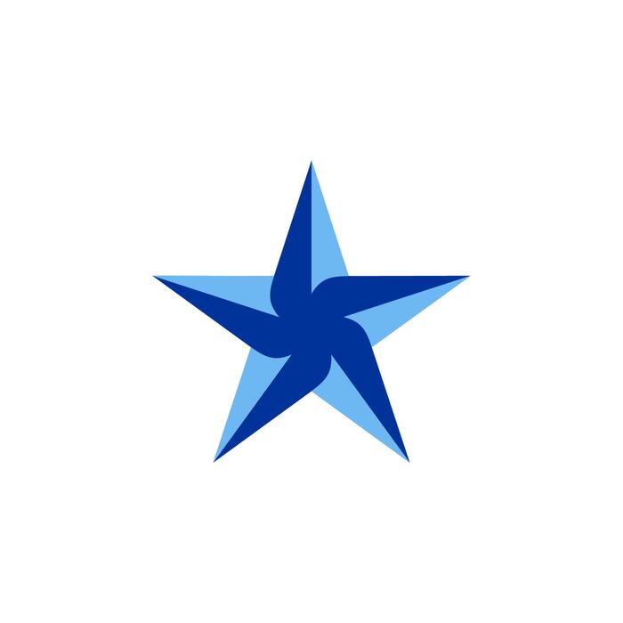 Blue Star Logo Vector Art, Icons, and Graphics for Free Download