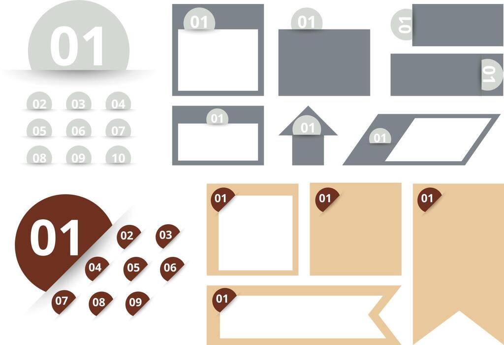 Bullets And Numbering Vector Art, Icons, and Graphics for Free Download