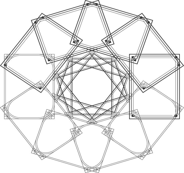 Geometric Line Drawing Vector Art, Icons, and Graphics for Free Download