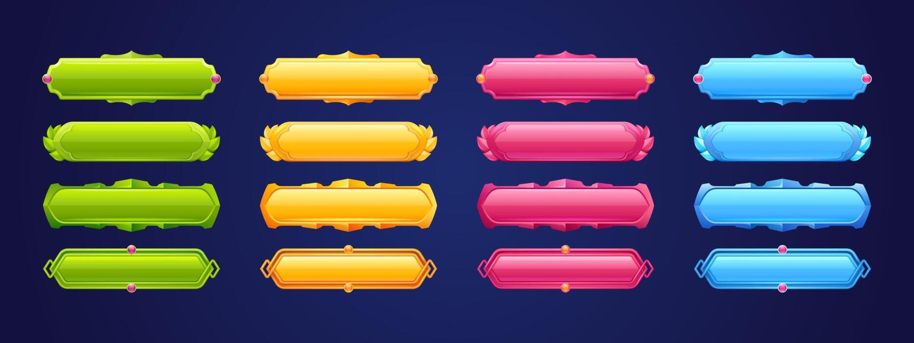 Game Button Vector Art, Icons, and Graphics for Free Download