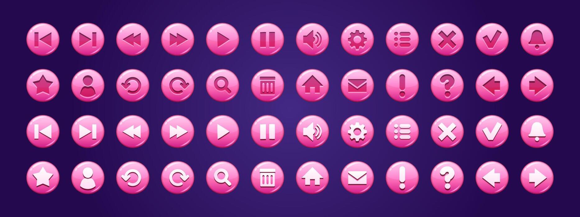 Game Buttons Vector Art, Icons, and Graphics for Free Download