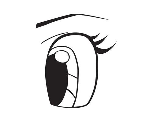 Anime Girl Eyes Vector Art Icons And Graphics For Free Download