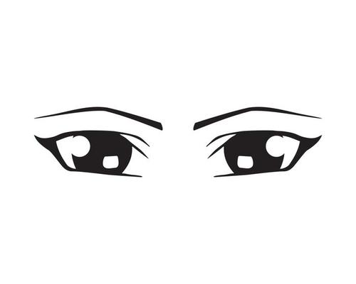 Anime Girl Eyes Vector Art Icons And Graphics For Free Download