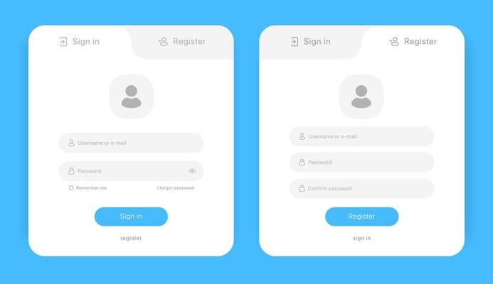 Login Form Vector Art, Icons, and Graphics for Free Download