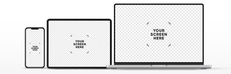 Laptop Mockup Vector Art, Icons, and Graphics for Free Download