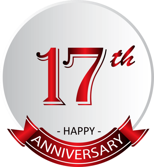 Happy 17th Wedding Anniversary PNGs for Free Download