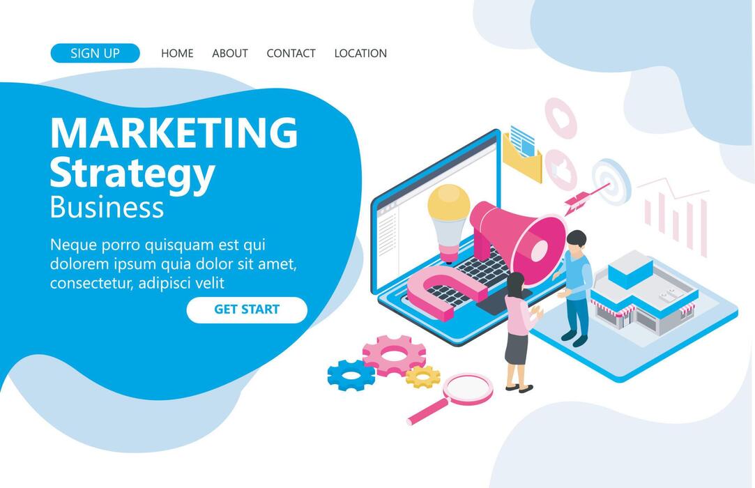 Digital Marketing Strategy Vector Art, Icons, and Graphics for Free ...