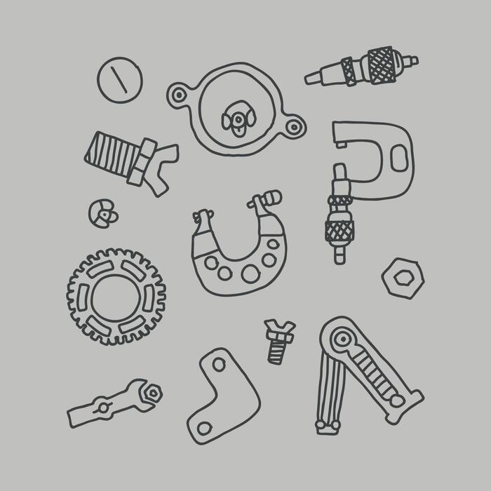 Engineering Doodle Vector Art, Icons, and Graphics for Free Download