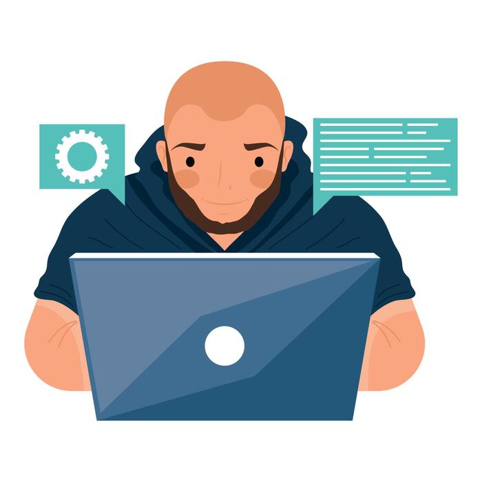 Programmer Avatar Vector Art, Icons, and Graphics for Free Download