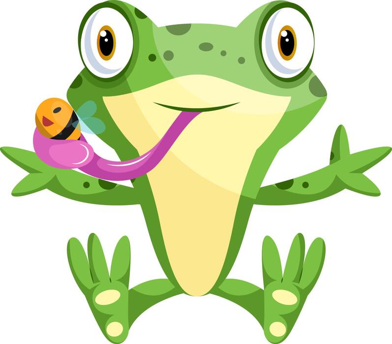 Cute Frog Cartoon Vector Art, Icons, and Graphics for Free Download