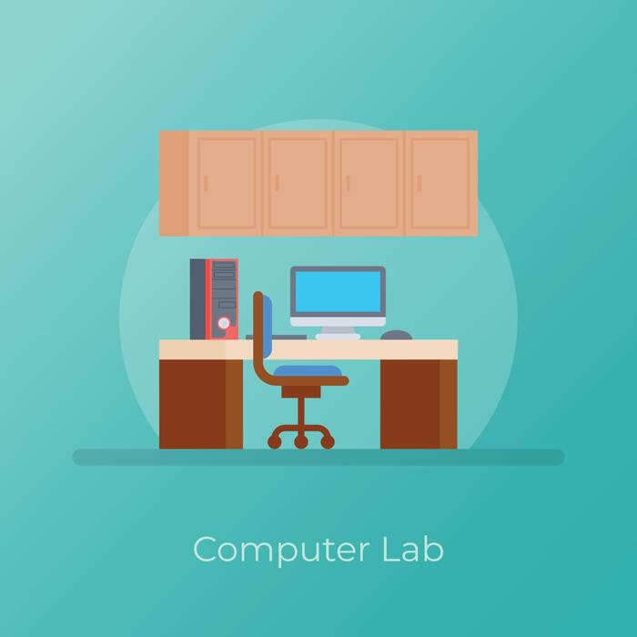 Computer Lab Vector Art, Icons, and Graphics for Free Download