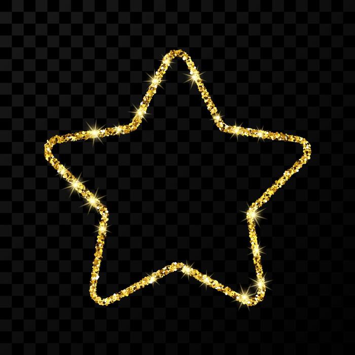 Gold Glitter Star Vector Art, Icons, and Graphics for Free Download