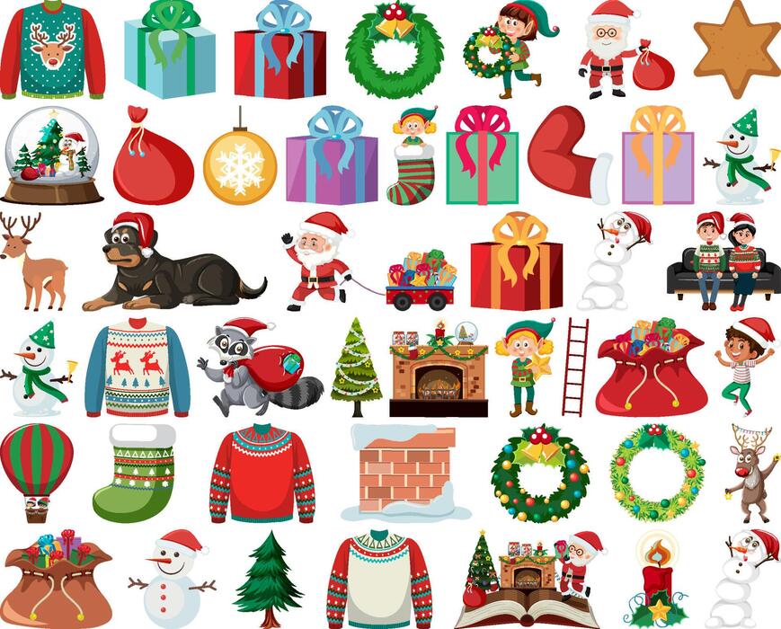 Christmas Kids Vector Art, Icons, and Graphics for Free Download