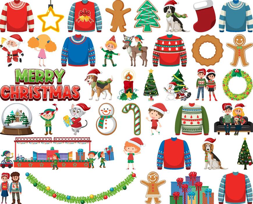 Christmas Kids Vector Art, Icons, and Graphics for Free Download