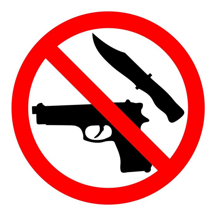 No Weapons Sign Vector Art, Icons, and Graphics for Free Download