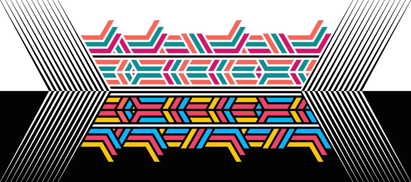 Geometric Stripe Pattern Vector Art, Icons, and Graphics for Free Download