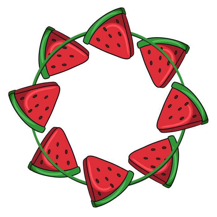 Watermelon Frame Vector Art, Icons, and Graphics for Free Download
